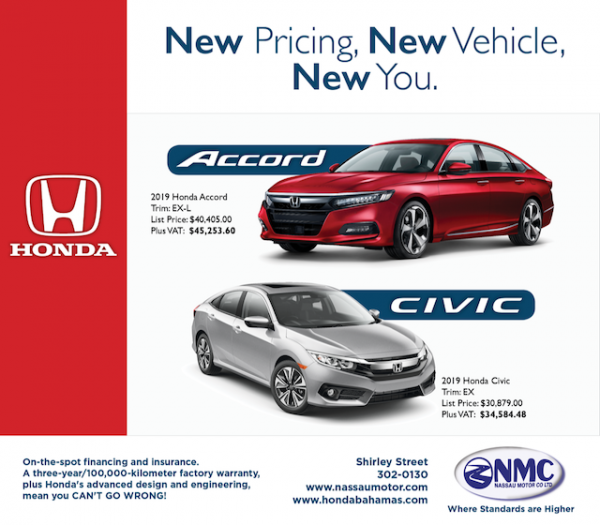 New Honda Prices. New Honda Vehicles. New You. – Nassau Motor Company